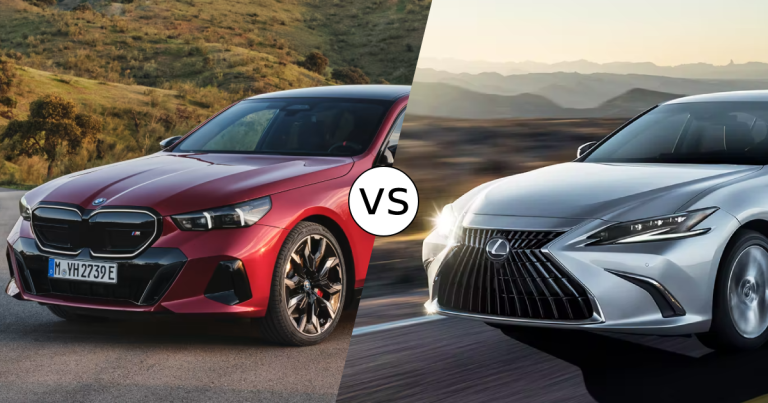 2024 Lexus ES vs. 2024 BMW 5 Series | Longo Lexus