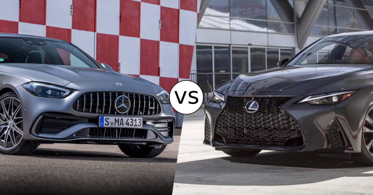 2025 Lexus IS vs. 2025 Mercedes c300 | Longo Lexus