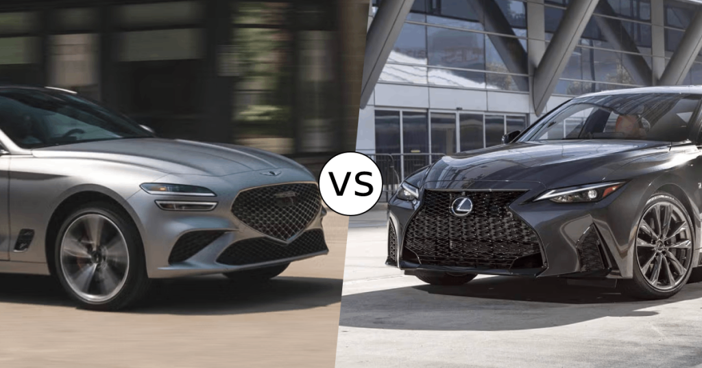 2025 Lexus IS vs. Genesis G70 | Longo Lexus